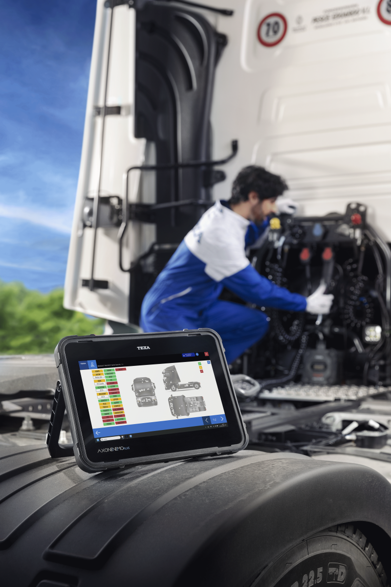 Lkw Diagnosegerät TEXA AXONE Nemo Plus mit Navigator TXT Multihub 2