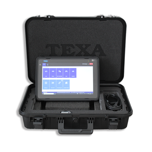 Lkw Diagnosegerät TEXA AXONE VOICE mit Navigator TXT MULTIHUB 2