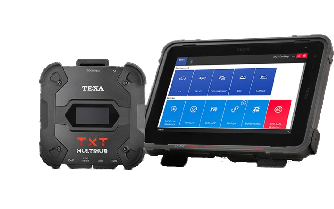 Lkw Diagnosegerät TEXA AXONE Nemo 2 mit Navigator TXT MULTIHUB