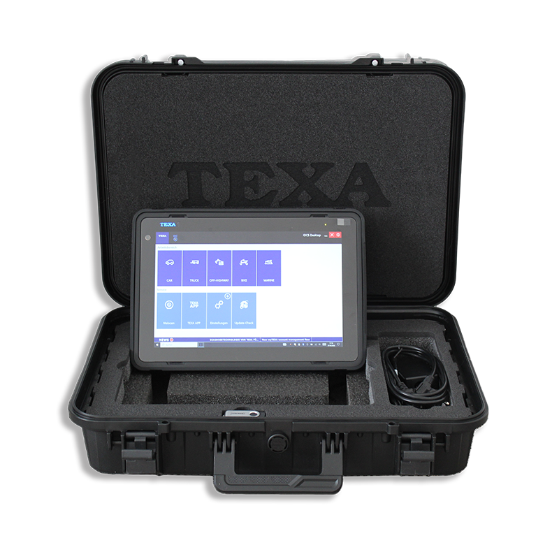 Lkw Diagnosegerät TEXA AXONE VOICE mit Navigator TXT MULTIHUB 2